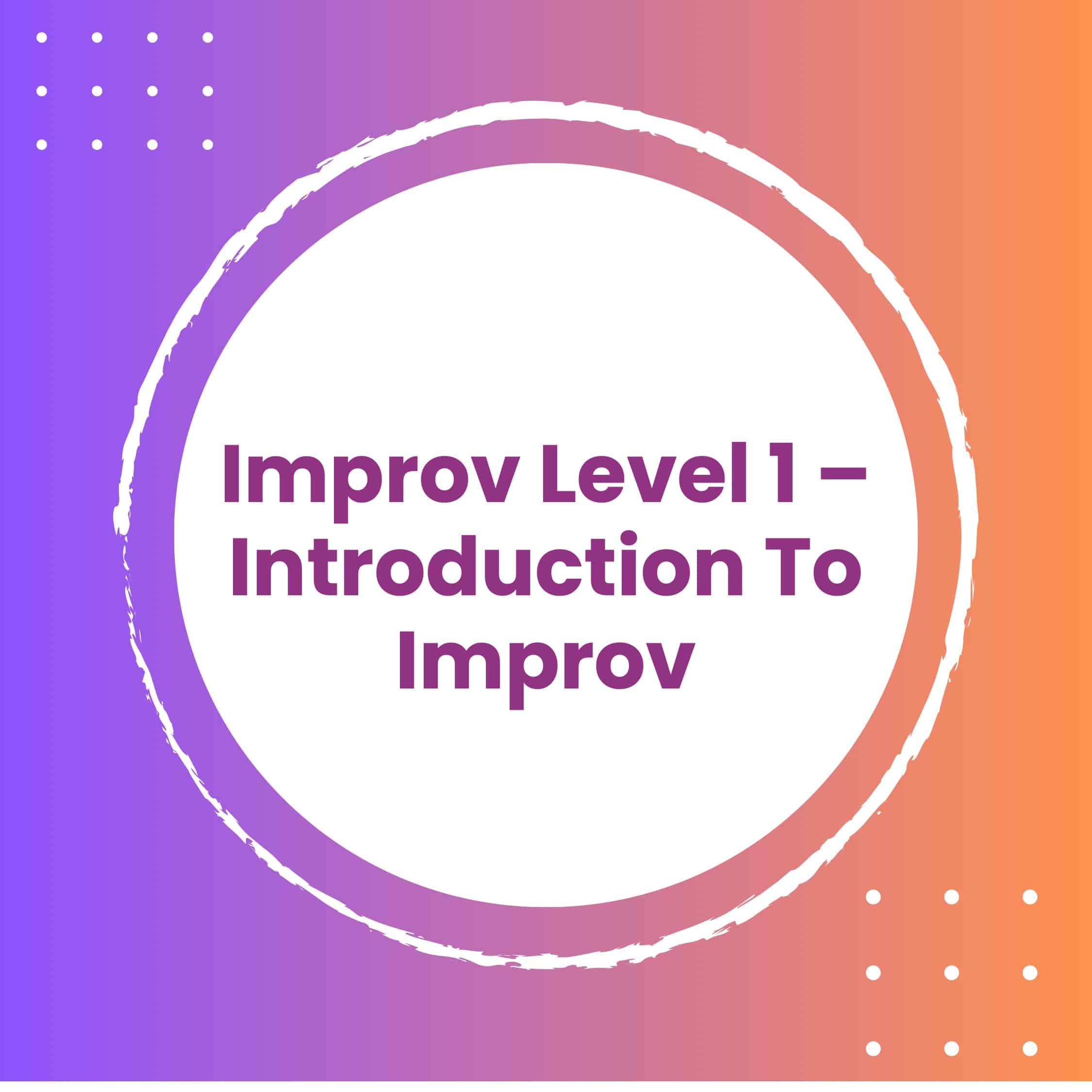 Classes - Carolina Improv